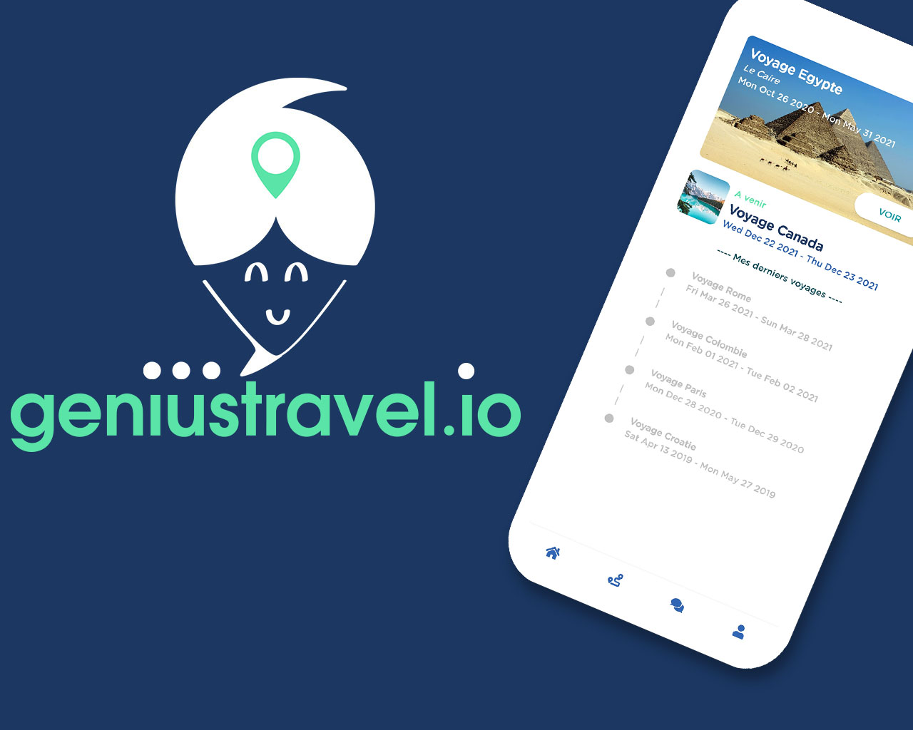 GeniusTravel.io | L'application de messagerie du voyageur